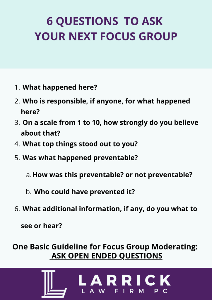 6 Questions to Ask Your Next Focus Group